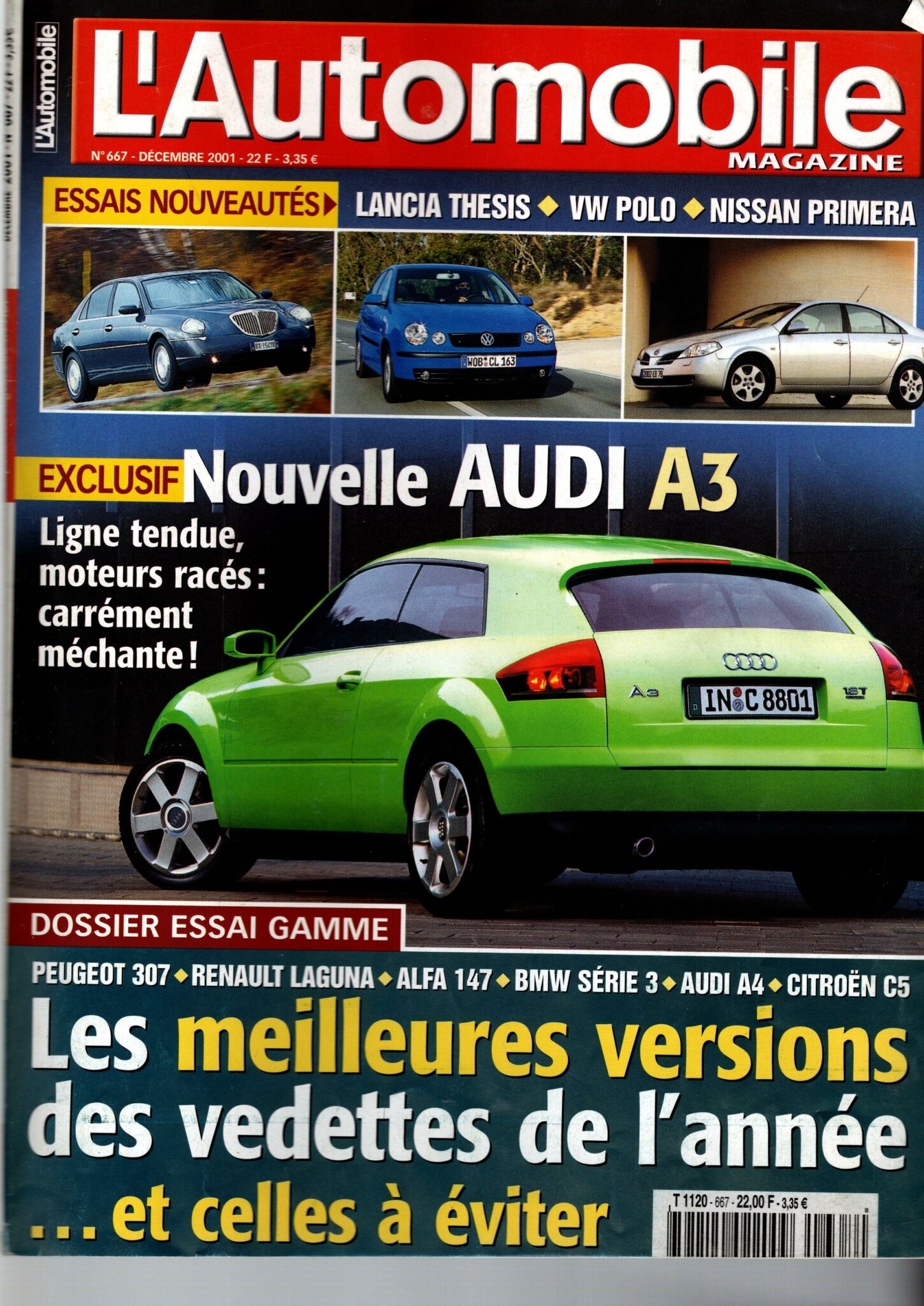 L’Automobile Magazine N°667 – Décembre 2001 – Etoile Auto49