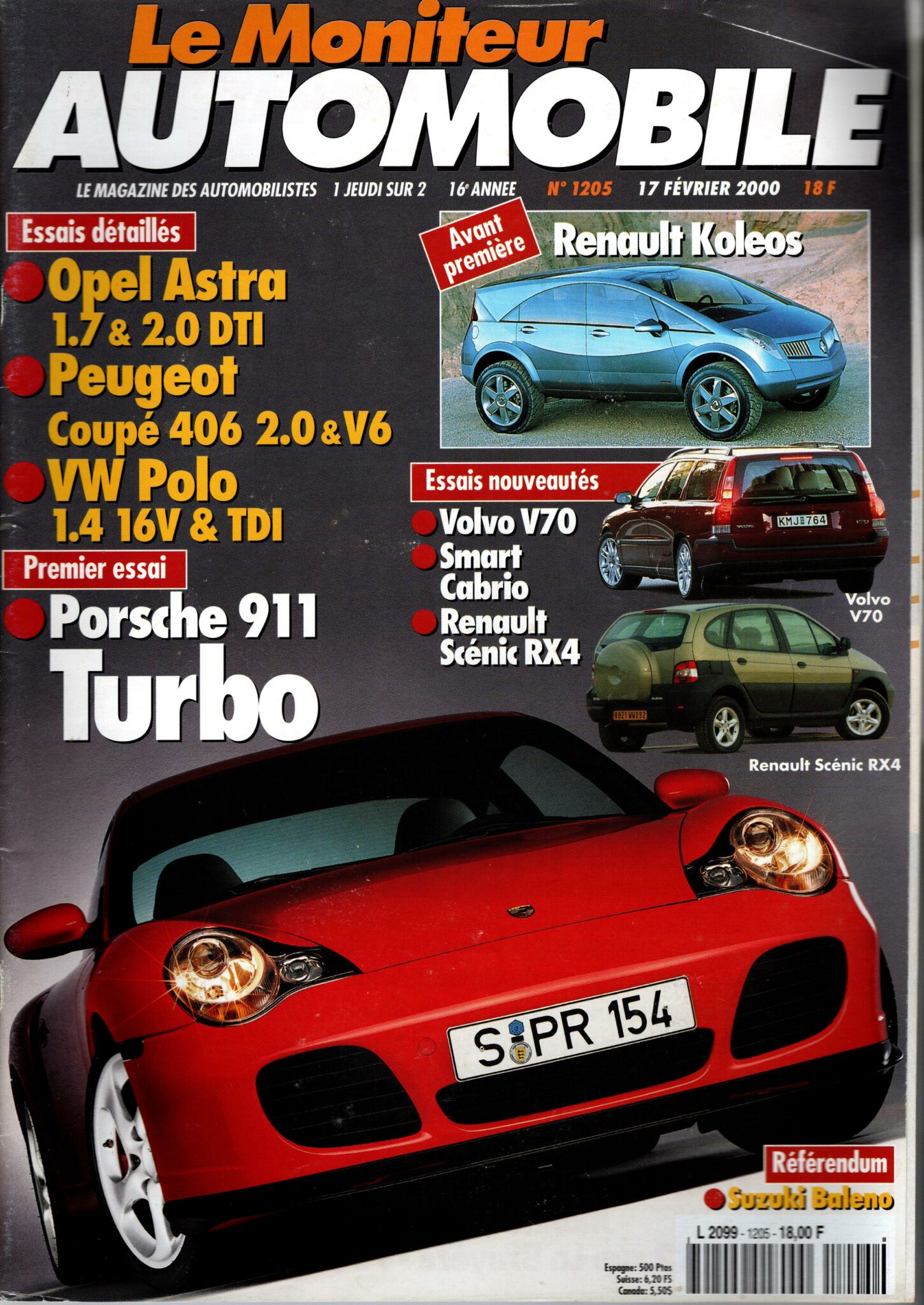 Le Moniteur Automobile N°1205 – 17 février 2000 – Etoile Auto49