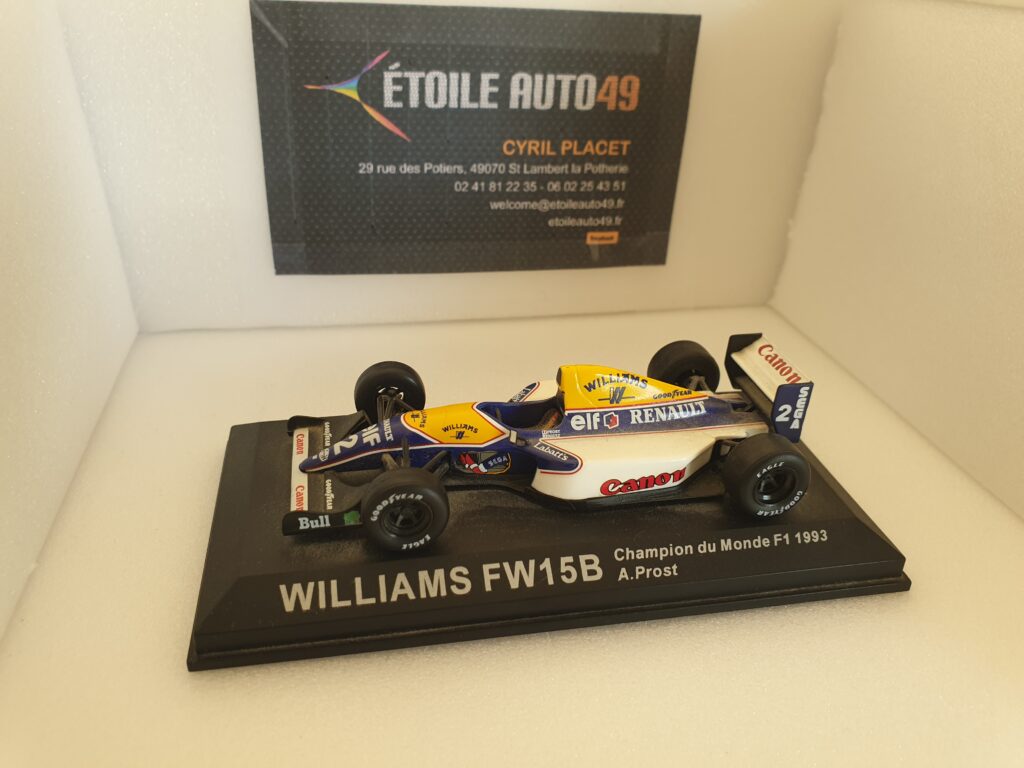Williams Renault FW15B Champion du monde 1993 A Prost – Etoile Auto49